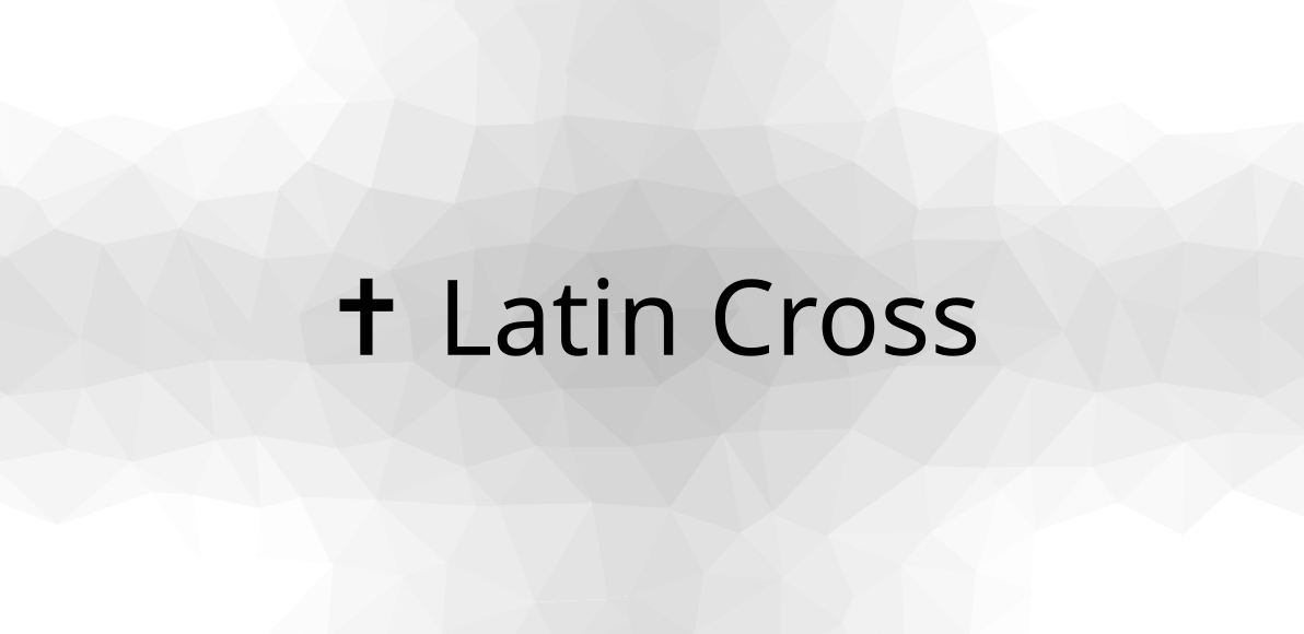 Latin Cross Emoji