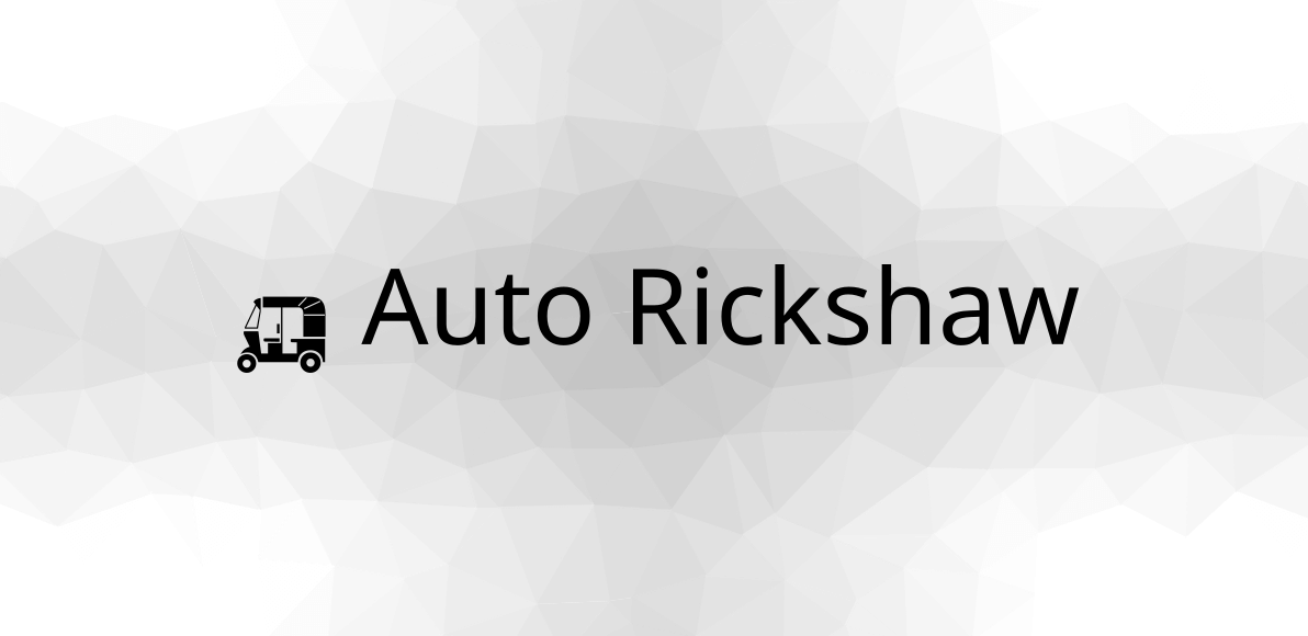 🛺 Auto Rickshaw Emoji