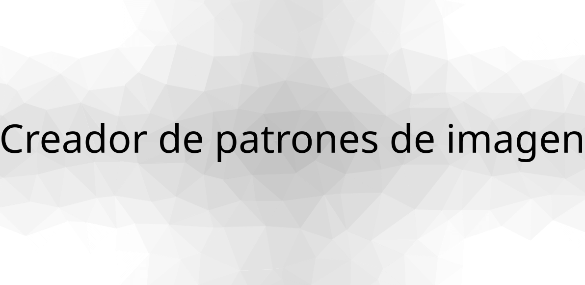 Creador de patrones de imagen