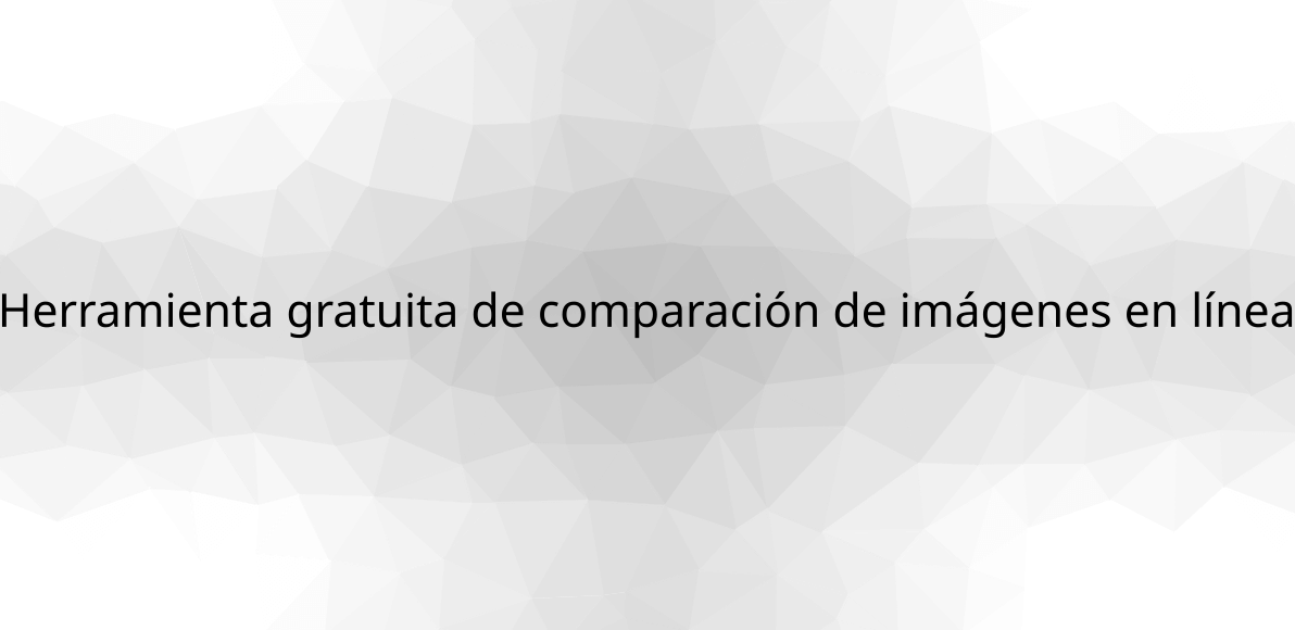 Herramienta gratuita de comparación de imágenes en línea