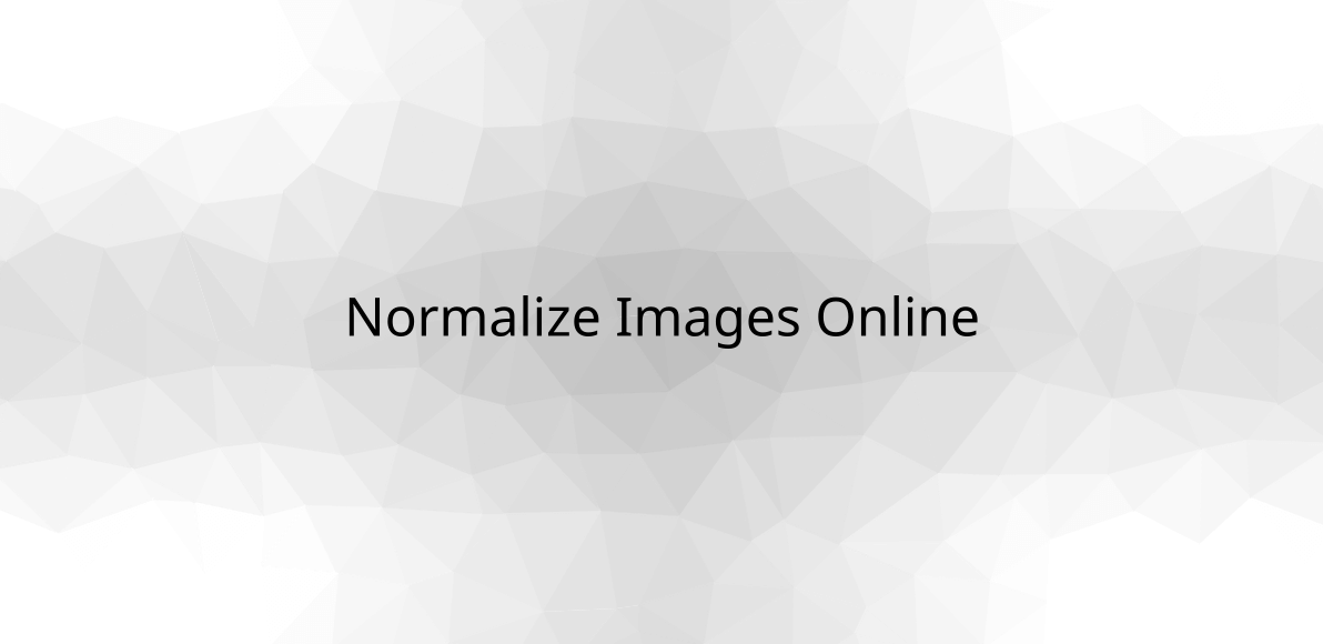 Normalize Images Online | ImageTools.org