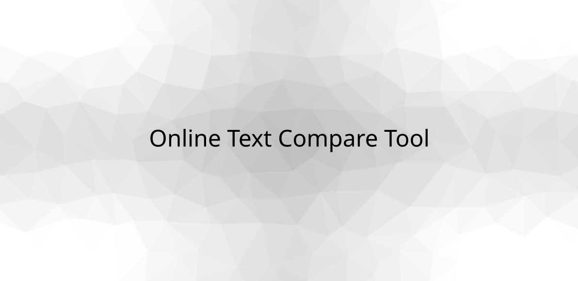 Online Text Compare Tool