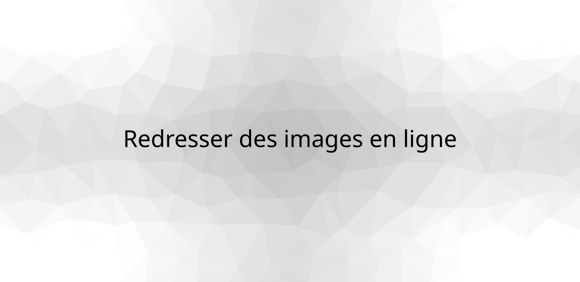 Redresser des images en ligne | ImageTools.org