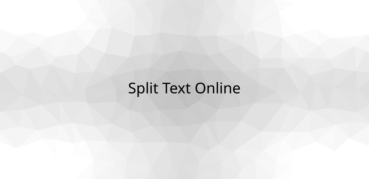 Split Text Online