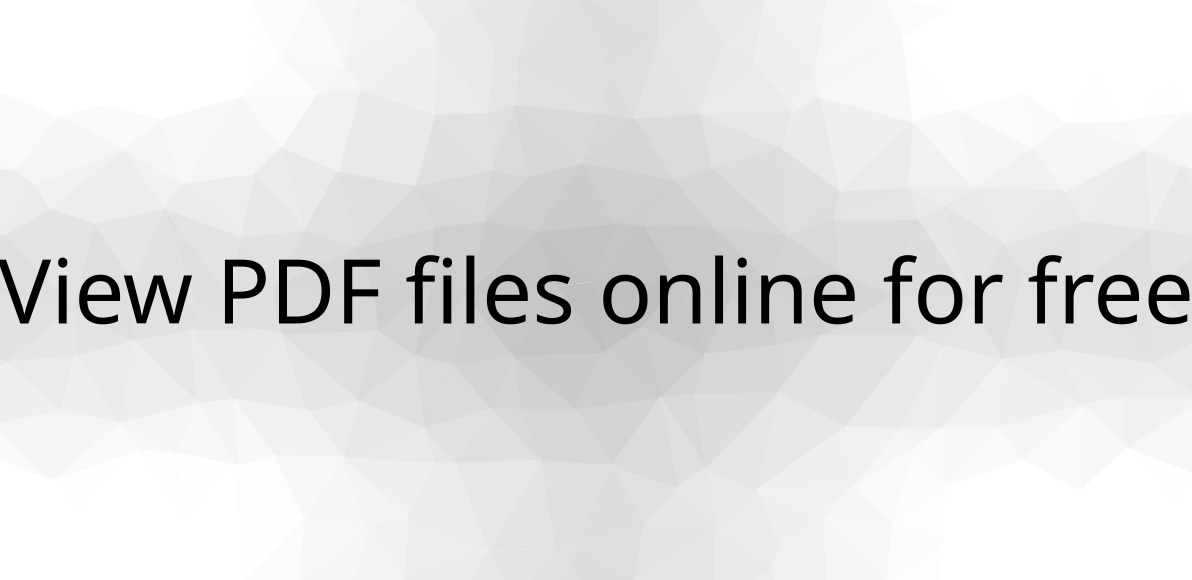 View PDF files online for free