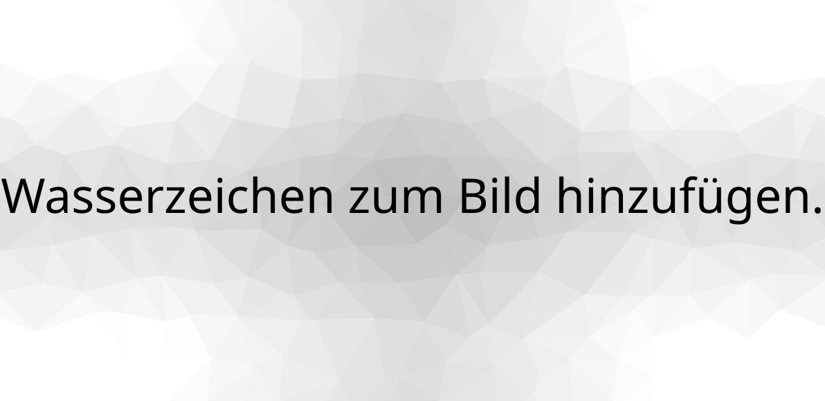 Wasserzeichen zum Bild hinzufügen.